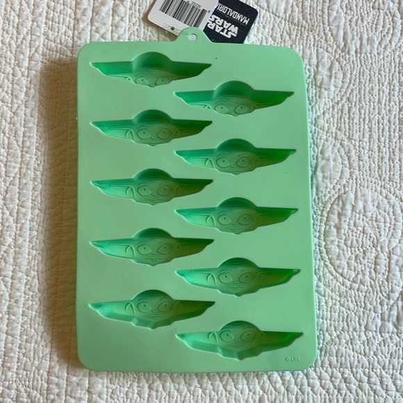 Disney | Other | Star Wars Mandalorian Silicone Ice Cube Traycandy Mold ...